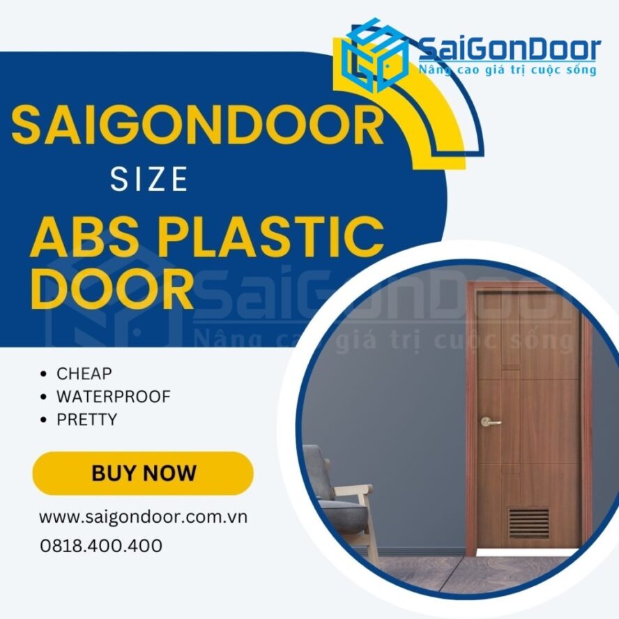 Kích Thước Cửa Nhựa ABS Hợp Phong Thuỷ - SaiGonDoor®